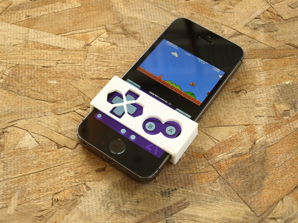 Gameboy Button Faceplate For iPhone | GBA4iOS by 3DBrooklyn | Download ...