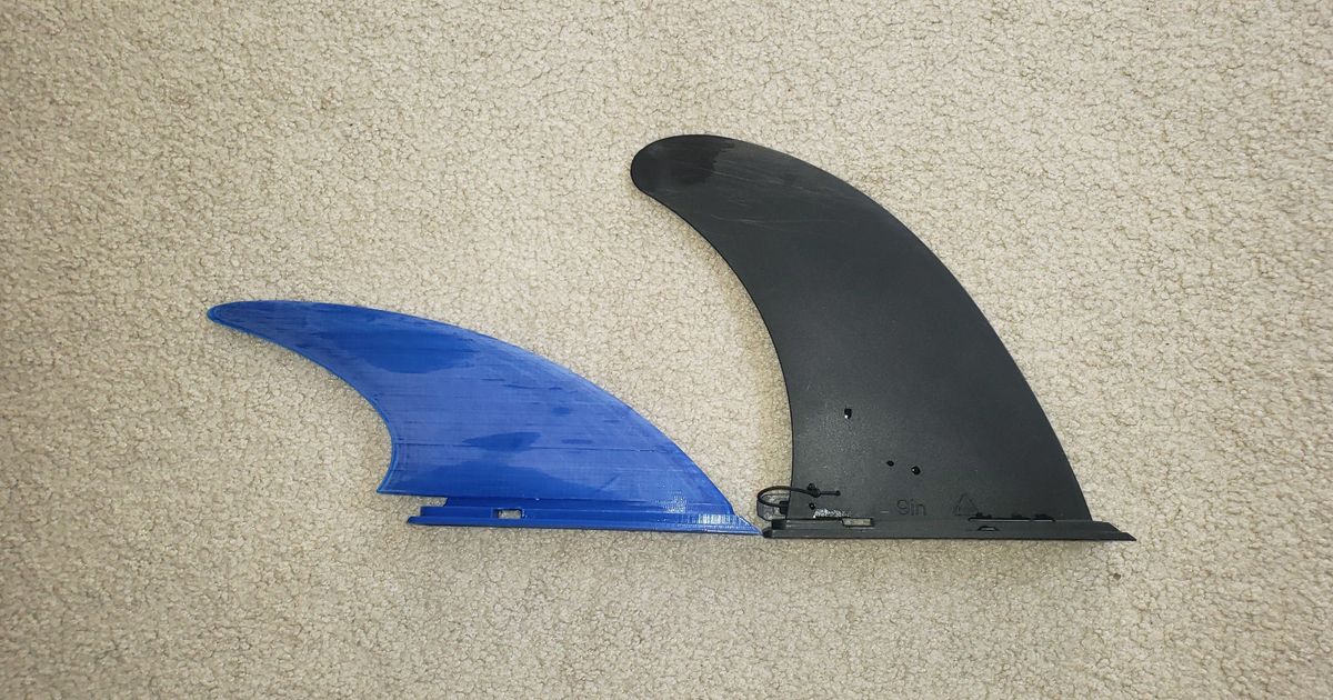 Low profile Stand Up Paddleboard SUP fin by TwentySix2 | Download free ...