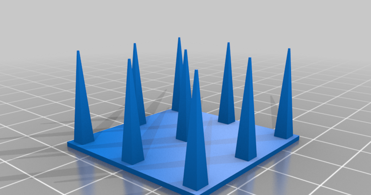 2016/2017 Make 3D retraction test with no logo by Joon Chor | Download ...