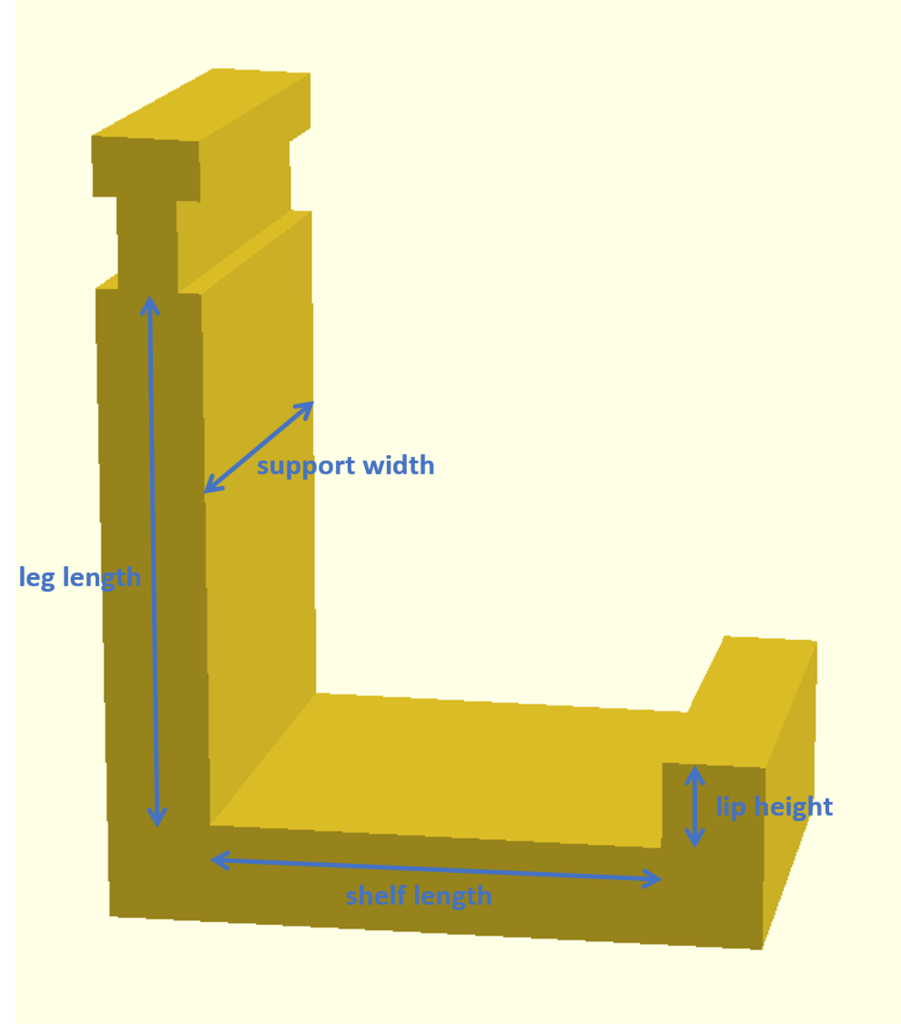 Custom Support Legs for Arkon Mounting System by Volksswitch | Download ...