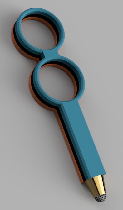 Customizable 6th Finger/Toe Stylus by Volksswitch | Download free STL ...