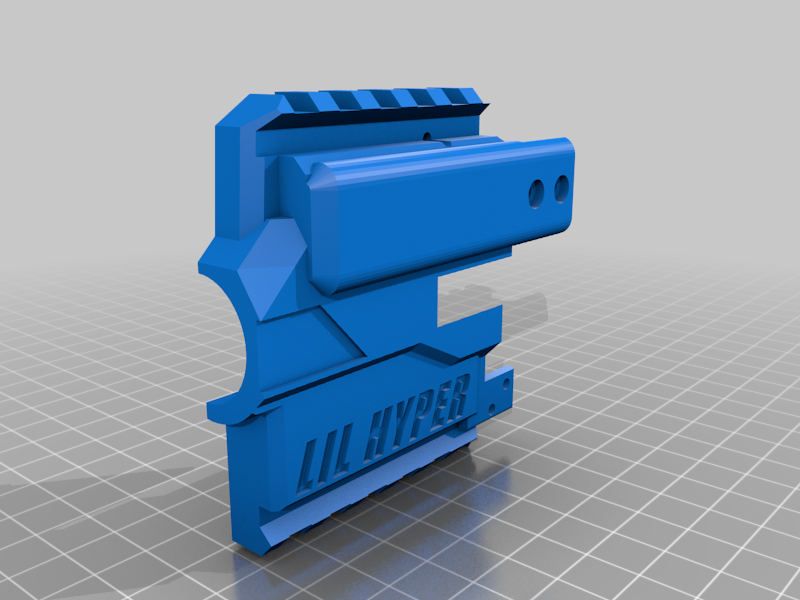 Lil Hyper V4t (Picatinny) by noreason | Download free STL model ...