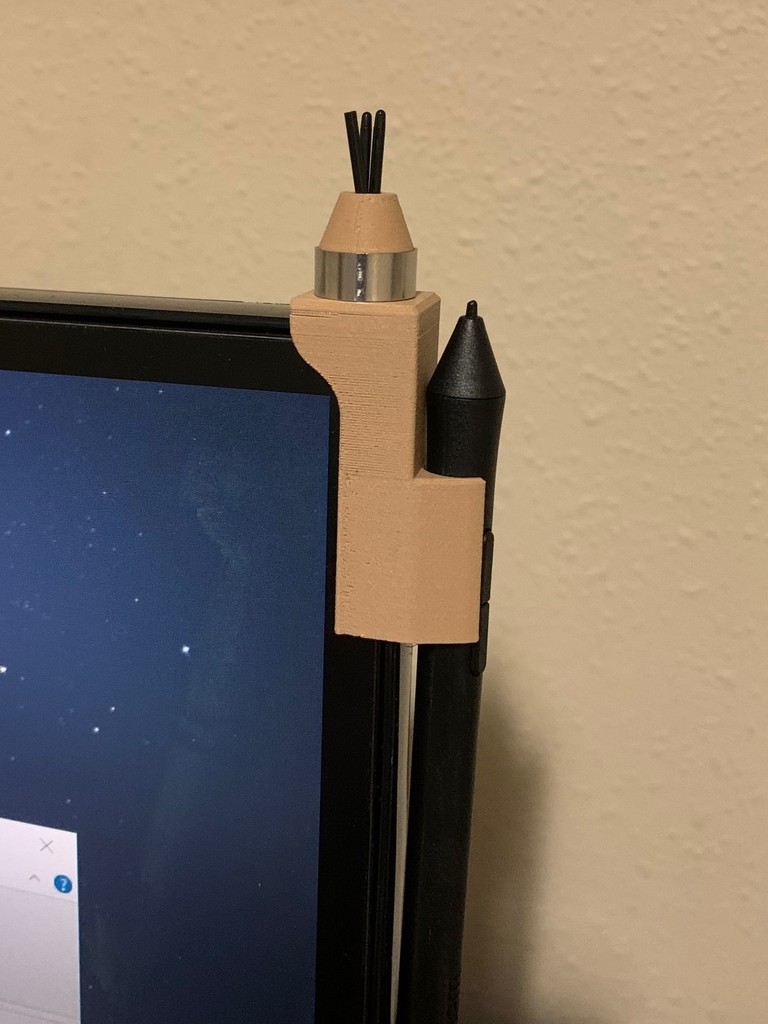 Wacom One Pen Monitor Mount by MrPartlyCloudy | Download free STL model ...
