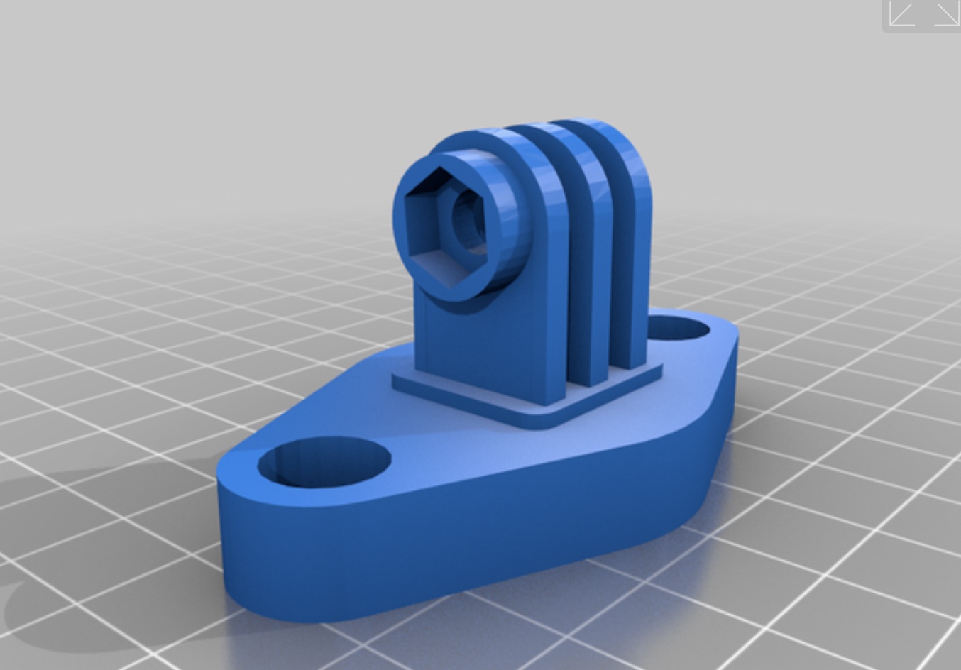 Go Pro ram mount by darksideoverland | Download free STL model ...