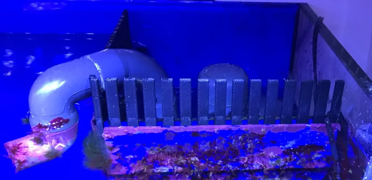 Reef tank Overflow Comb by PonyOny | Download free STL model ...