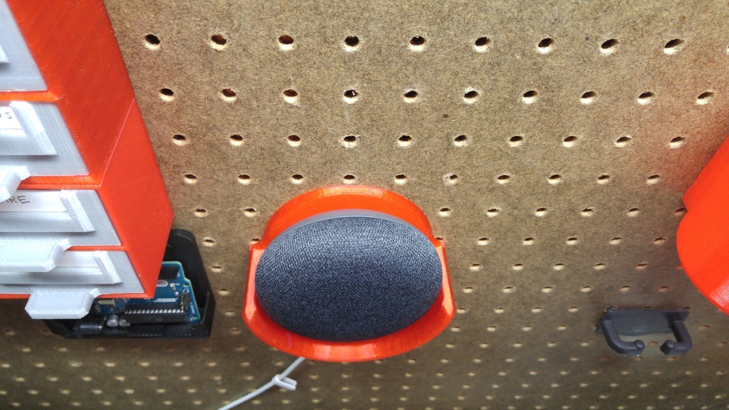 Google Home Mini - Pegboard Mount by Nerd Alert 3D Labs | Download free ...