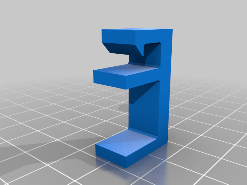 Under Table Cable Holder by CG842 | Download free STL model ...