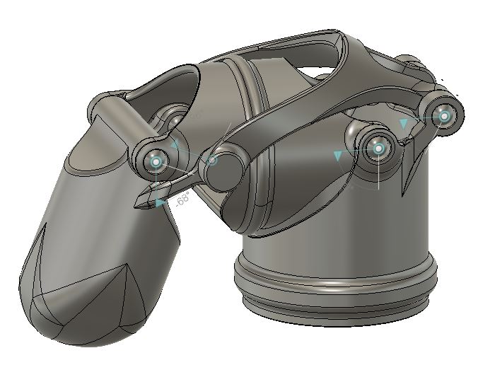 Mechanical Finger Prosthesis by Guilhem | Download free STL model ...