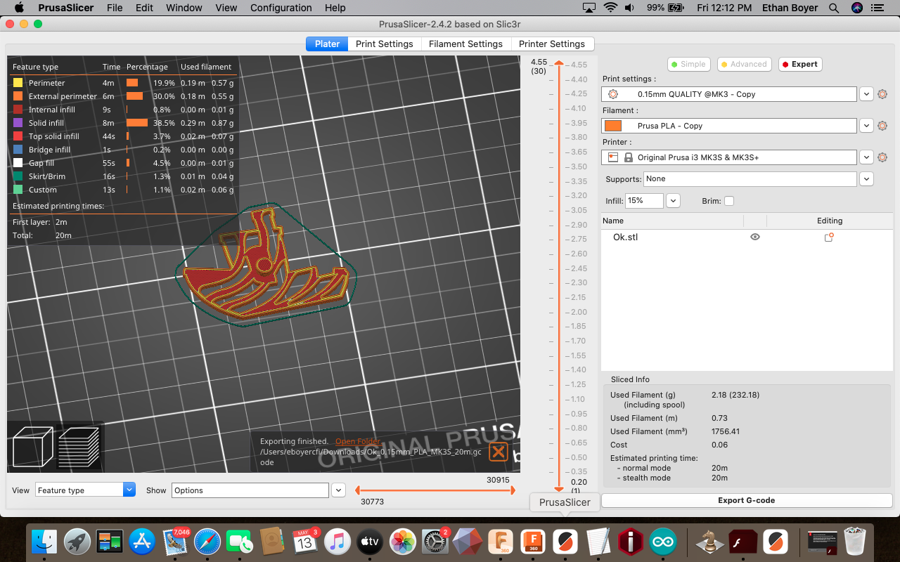 Benchy extruder visualizer by BadBob26 | Download free STL model ...