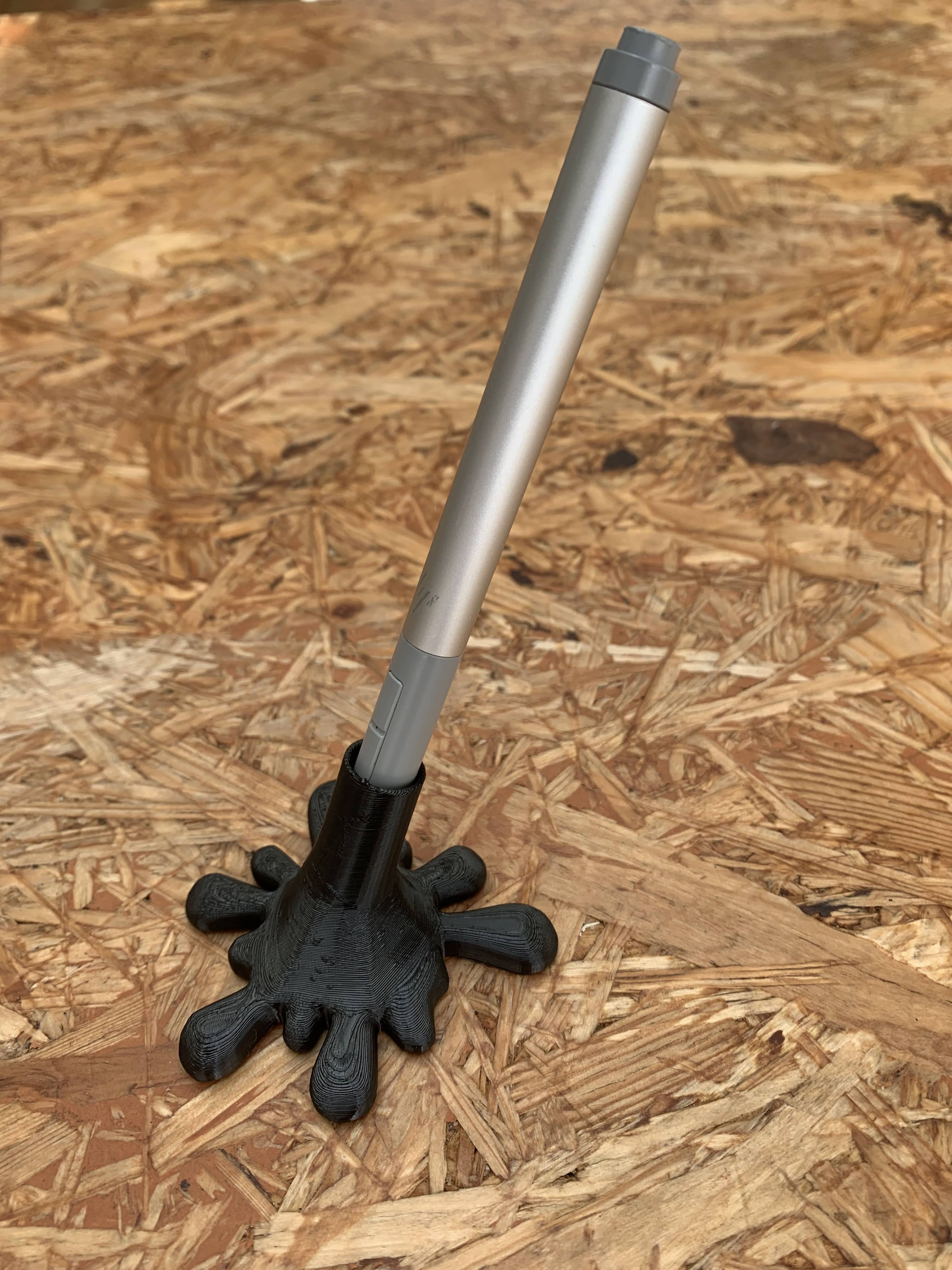 Stylus Holder 'Splat' by shakeNbake08 | Download free STL model ...