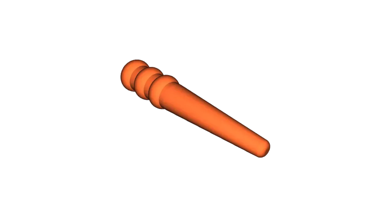 Cribbage Peg (Easy to Print) by liamriddell | Download free STL model ...