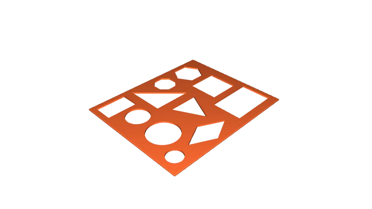 Template geometric by Peter | Download free STL model | Printables.com