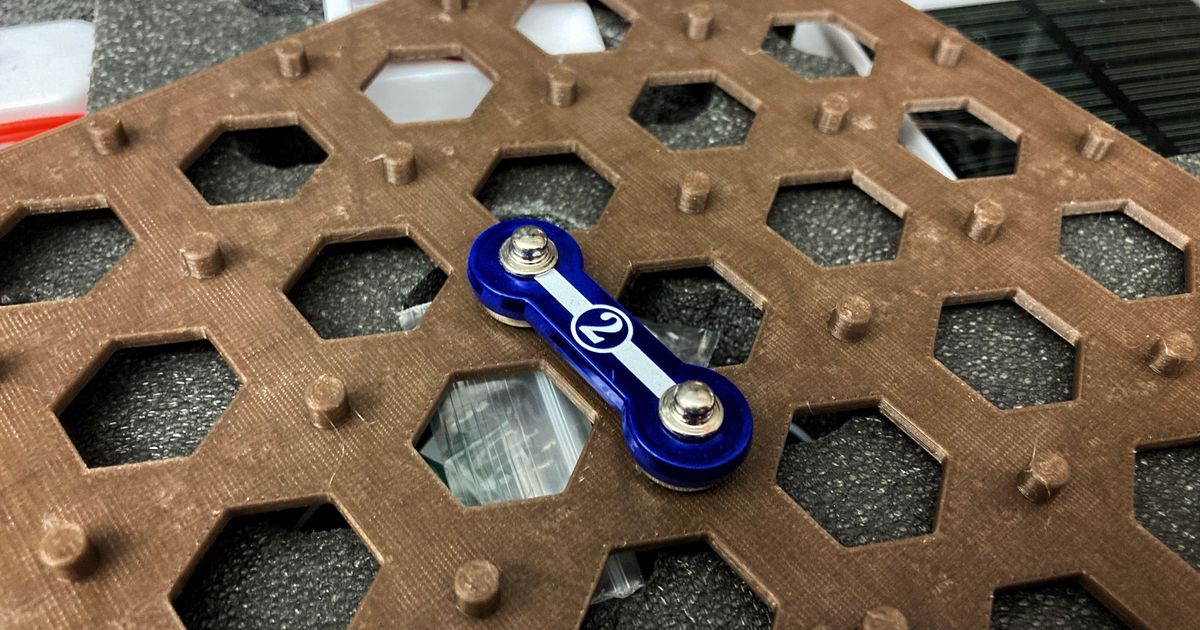 Base grid mounting board for Snap Circuits by Cambiocorsa | Download ...