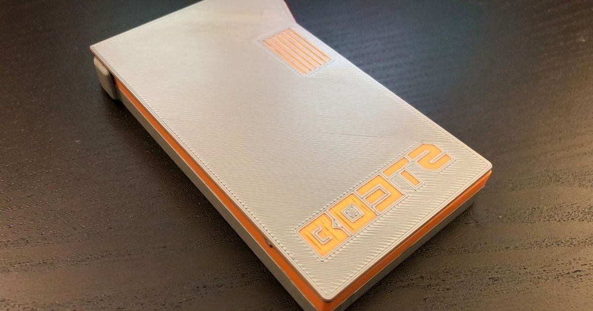 Smart Wallet - Sliding [AND LOCKING] 3D printed wallet V2 by ...