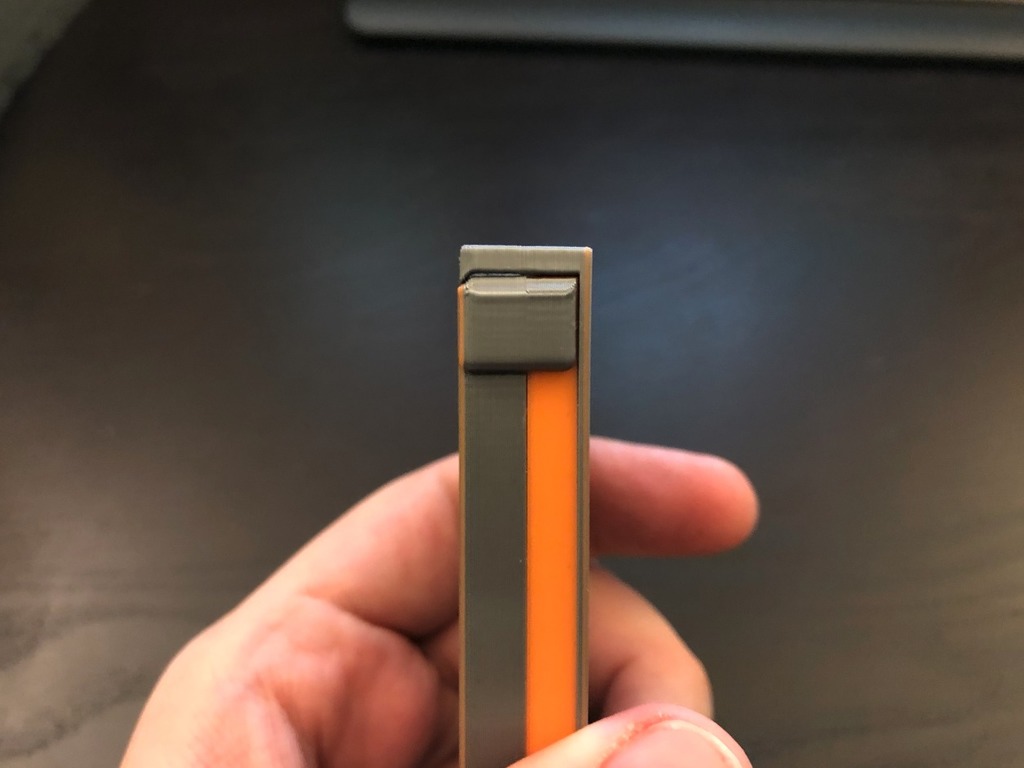 Smart Wallet - Sliding [AND LOCKING] 3D printed wallet V2 by ...