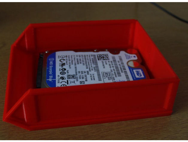 Stackable hard drive storage basket by alloria | Download free STL ...