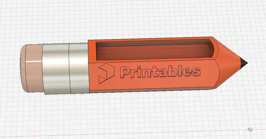 Stubby pencil pen holder by Tom Anderson (The Real NEO) | Download free ...