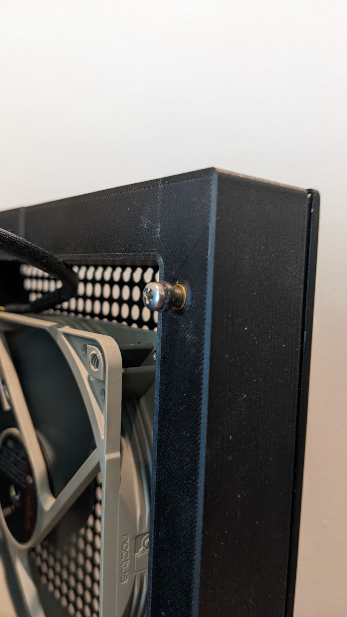 NZXT H1 v2 Rear Panel Fan Mod by jhnphm | Download free STL model ...