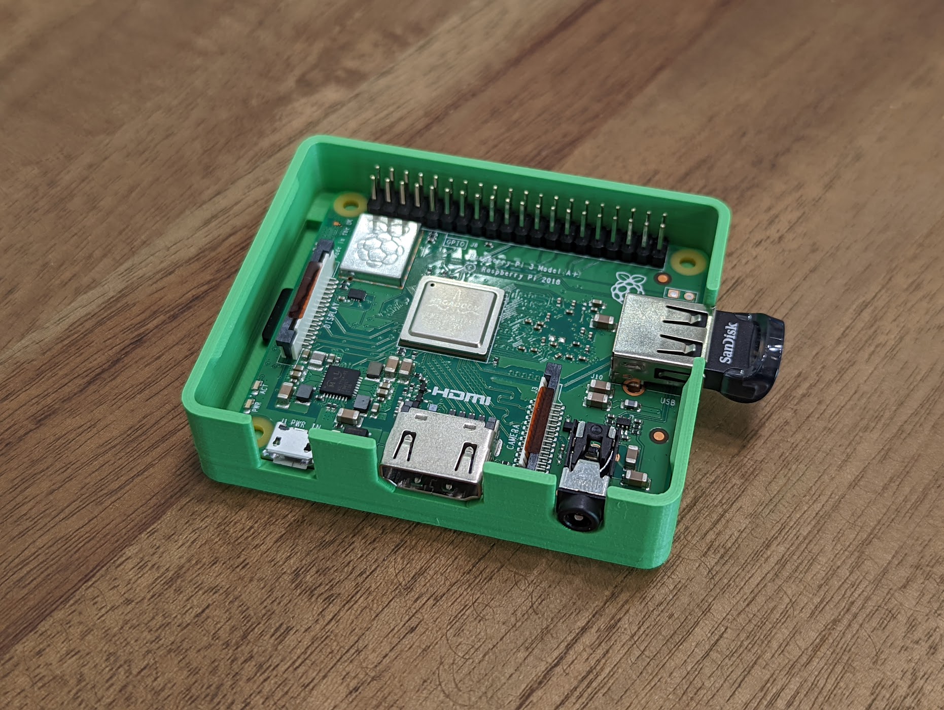 Raspberry Pi 3A+ Case (Snap Fit, No Supports, No Screws, Vent Holes) by ...