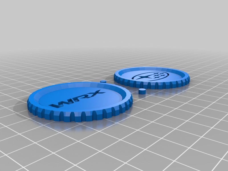 Subaru WRX medal/coin by Dingoboy | Download free STL model ...