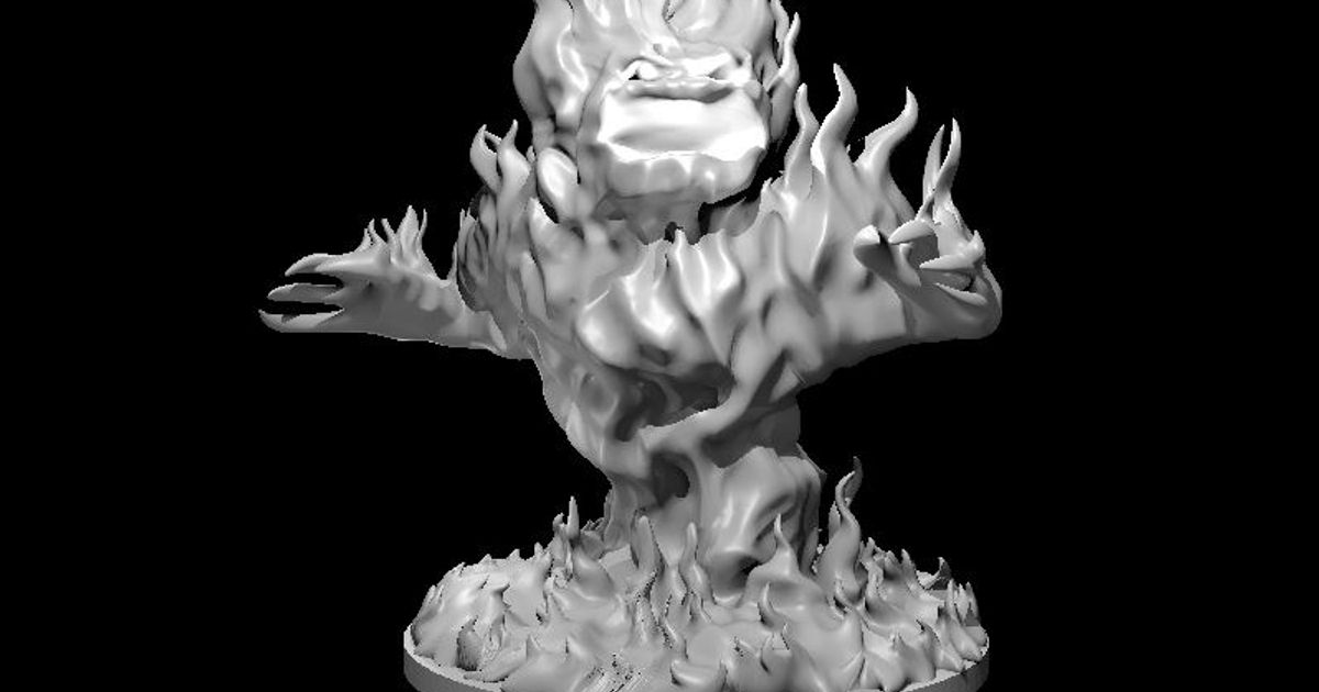 Fire Elemental Updated by MZ4250 | Download free STL model | Printables.com