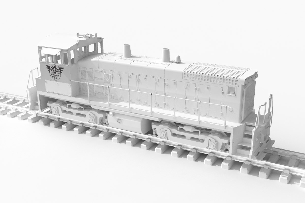 OpenRailway EMD SW1500 1:32 Locomotive by DanielNoree | Download free ...
