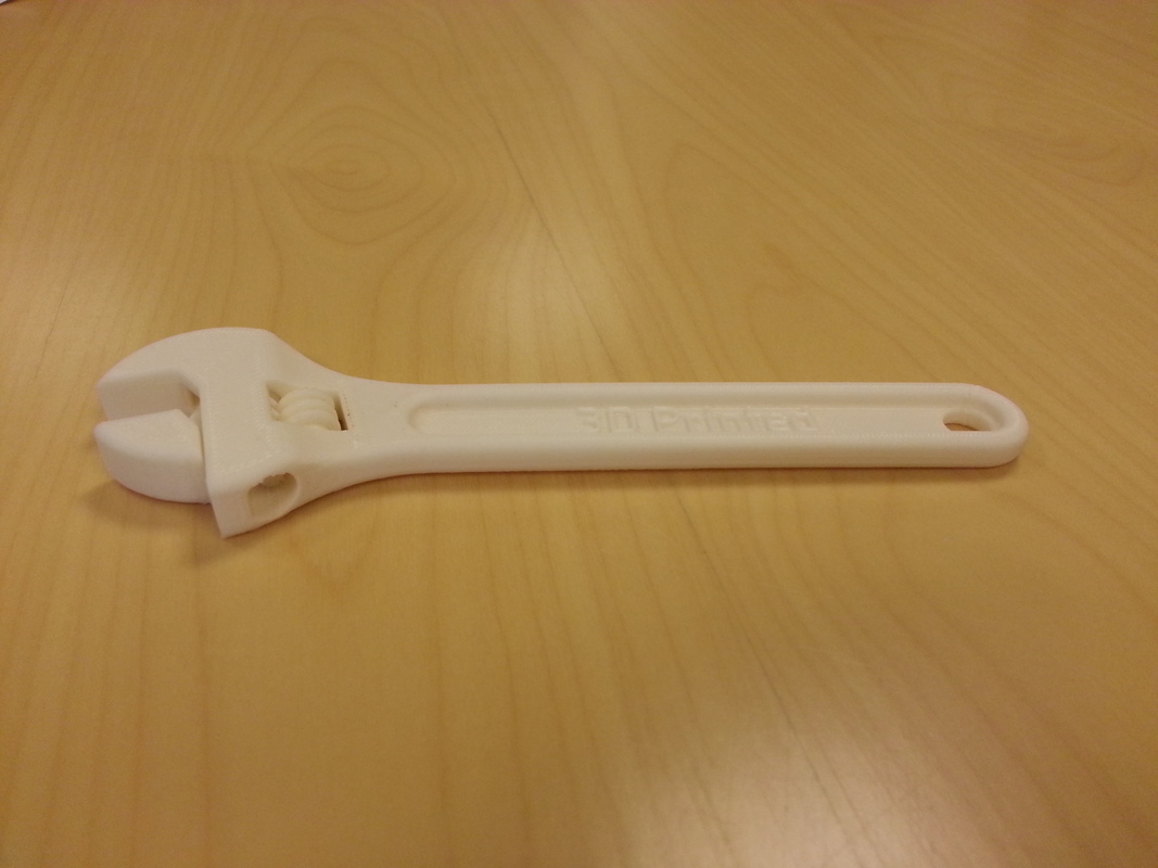 Fully assembled 3D printable wrench by DanielNoree | Download free STL ...