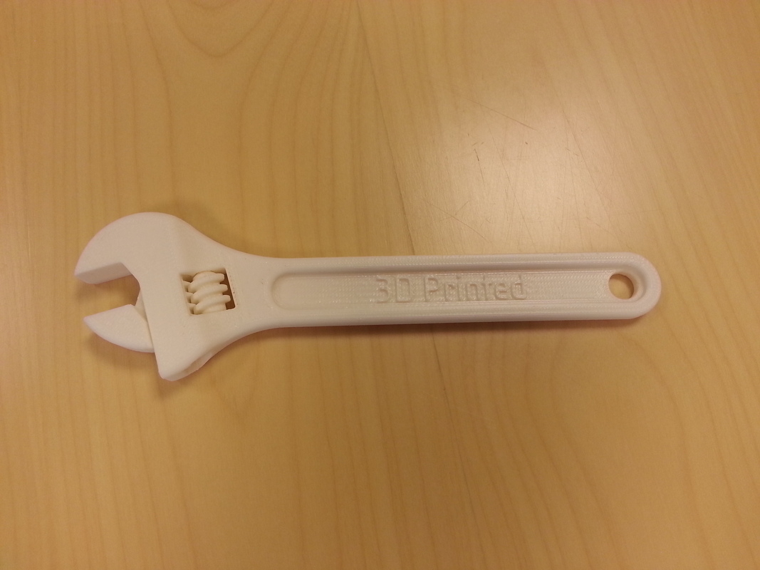 Fully assembled 3D printable wrench by DanielNoree | Download free STL ...