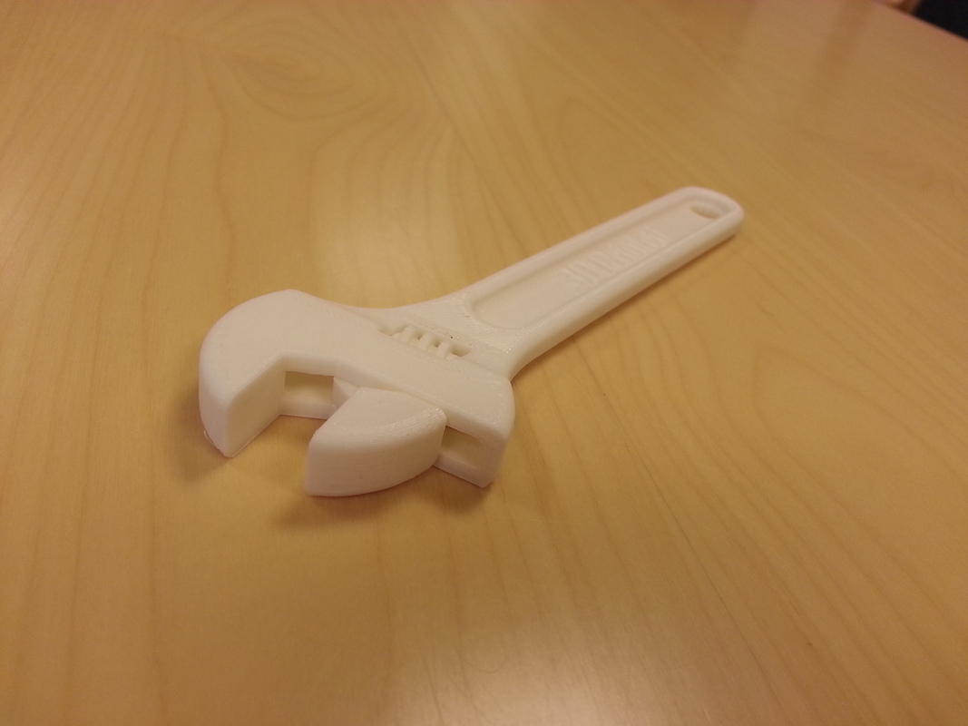 Fully assembled 3D printable wrench by DanielNoree | Download free STL ...