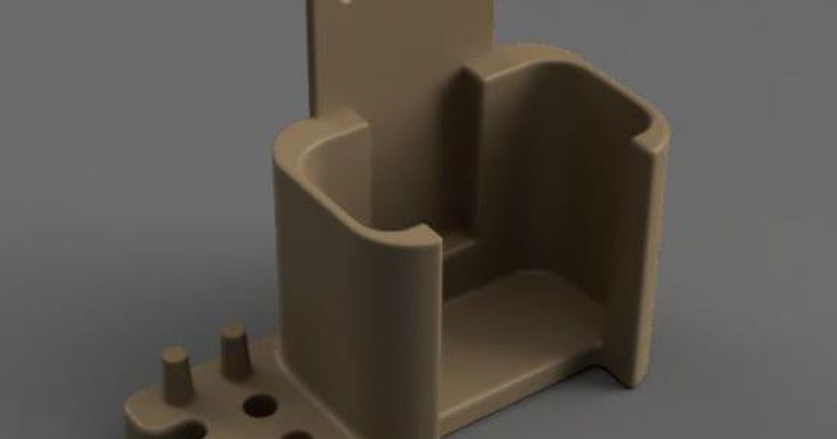 Fluke 287 DMM Wall Mount by tdevince | Download free STL model ...