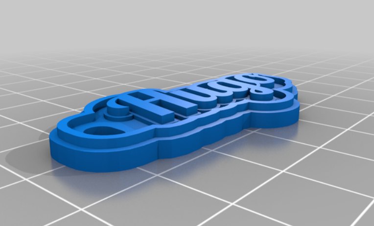 Hugo keychain by xX CISSOU Xx | Download free STL model | Printables.com