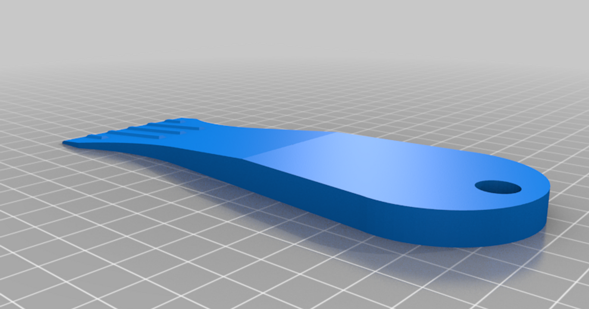 50mm Scraper tool for 3d printing - or kitchen cleaning by ukwebb ...