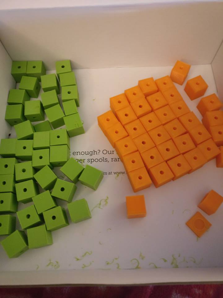 Snake Cube Puzzle Large 4x4 or Small 3x3 by ukwebb | Download free STL ...