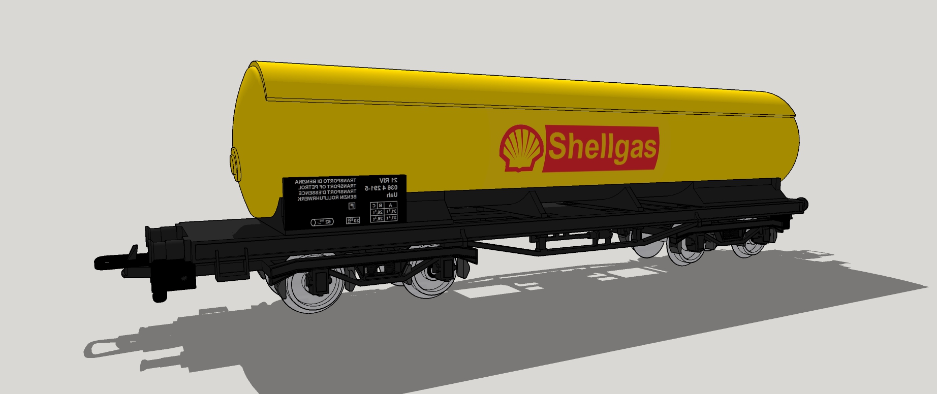 HO 1:87 Scale Tank Car SHELL by Daniel | Download free STL model ...