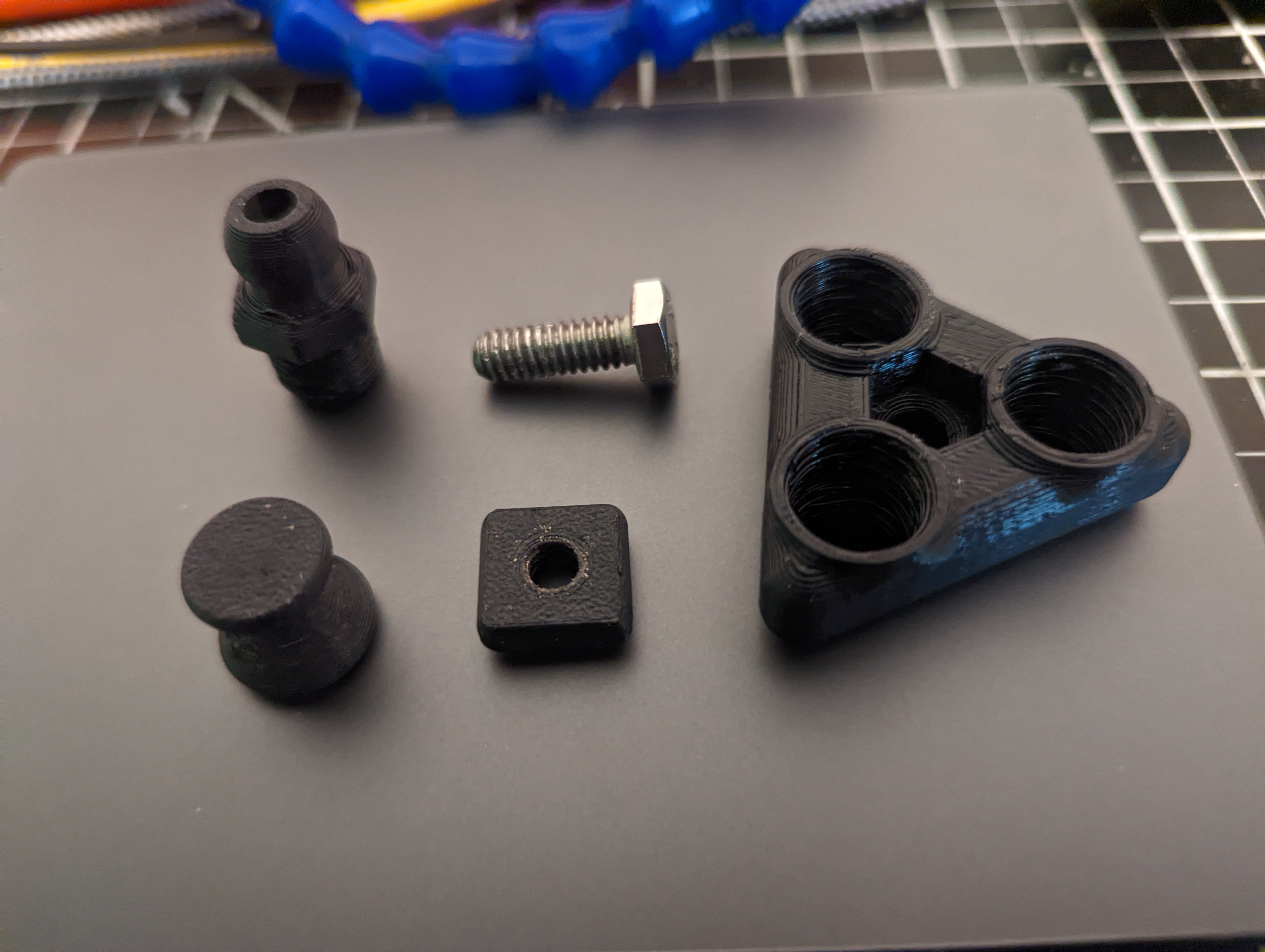 Desktop Tripod using 1/4 NPT loc-line tubing by hillct | Download free ...