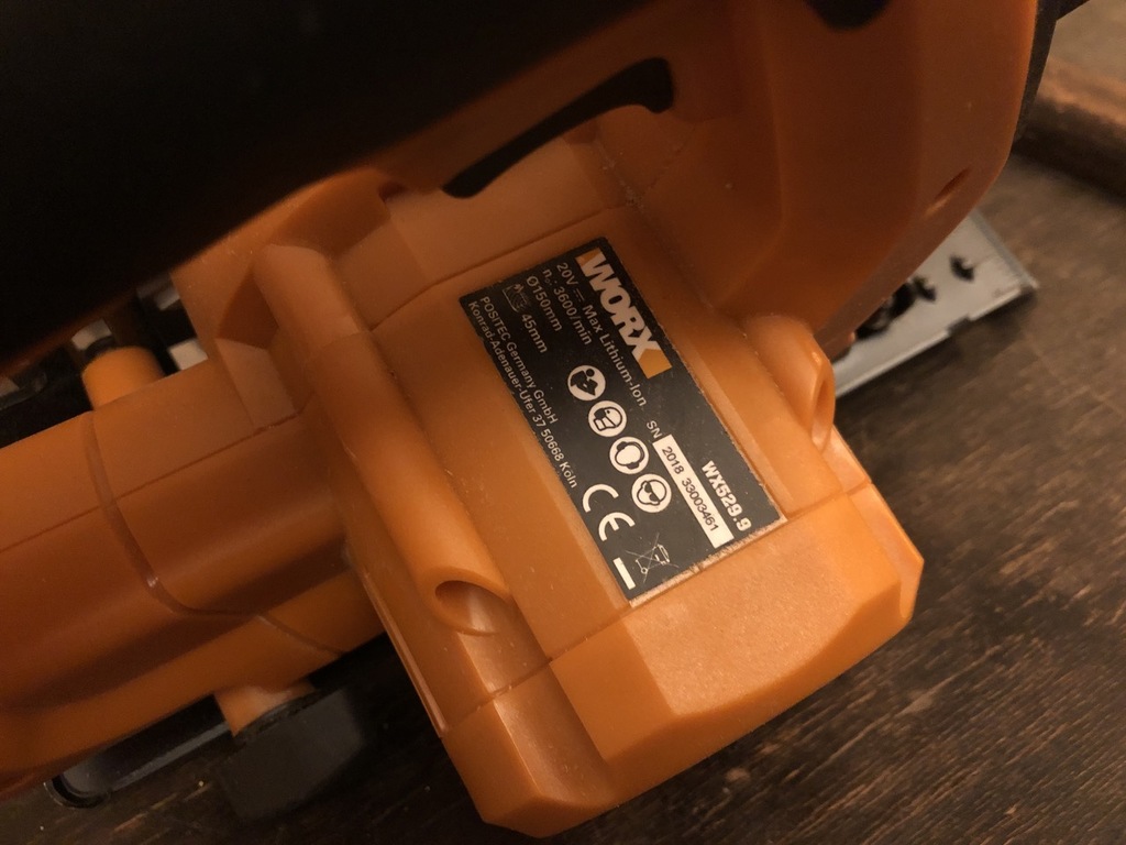 Worx circular hand saw osVAC adapter by Jens83 | Download free STL ...