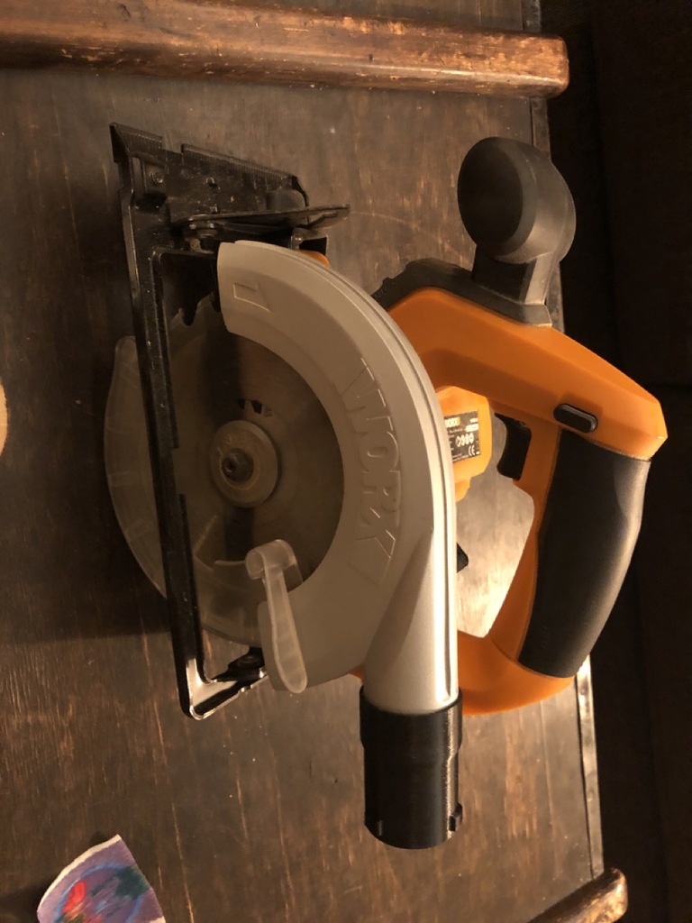 Worx circular hand saw osVAC adapter by Jens83 | Download free STL ...