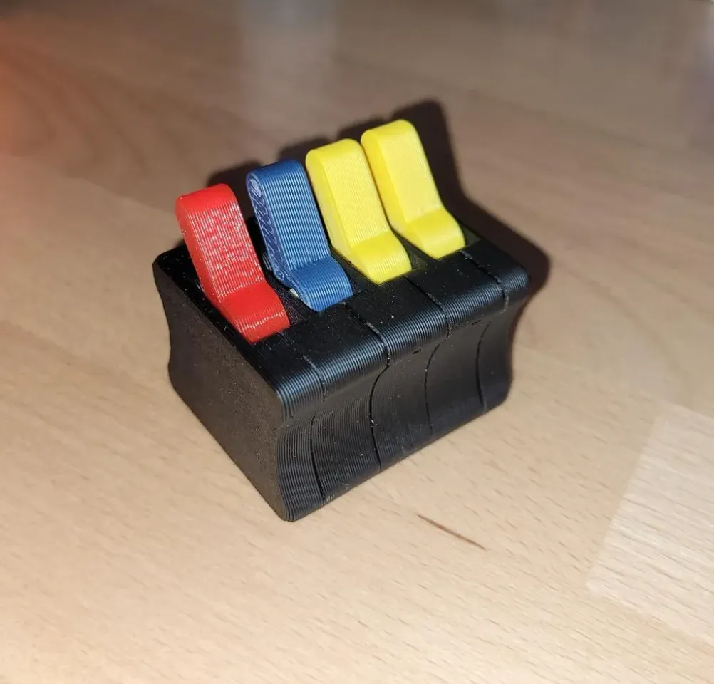 Fidget Toggle Switch (remix endless) by SysLord | Download free STL ...