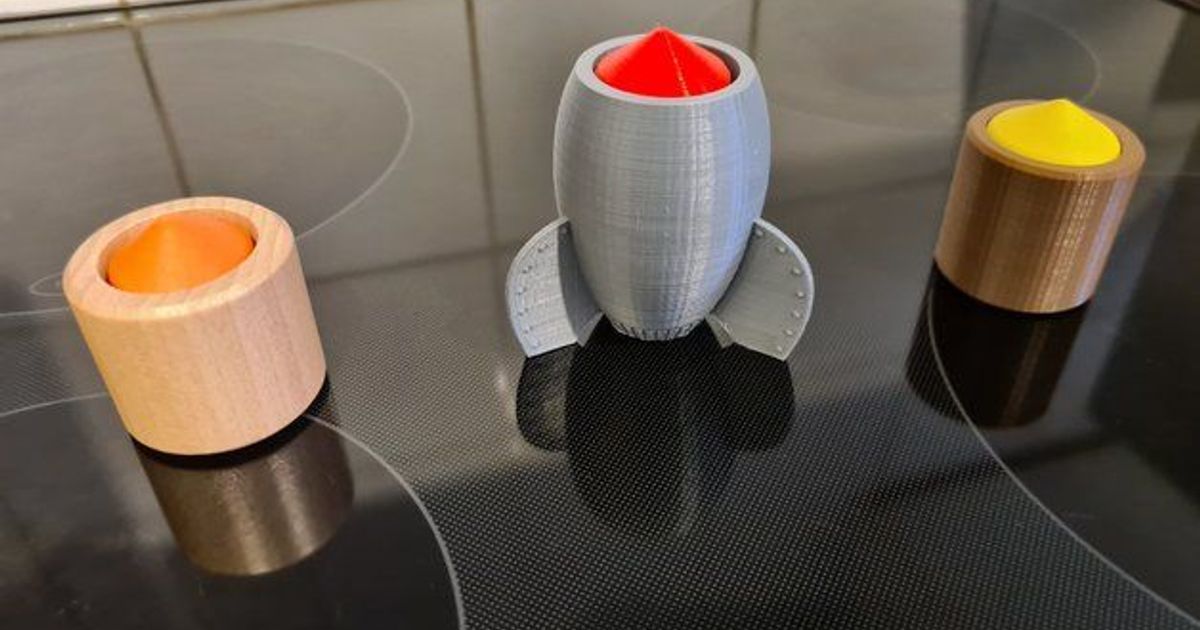 Rocket Puzzle by Printer Fun-UK | Download free STL model | Printables.com
