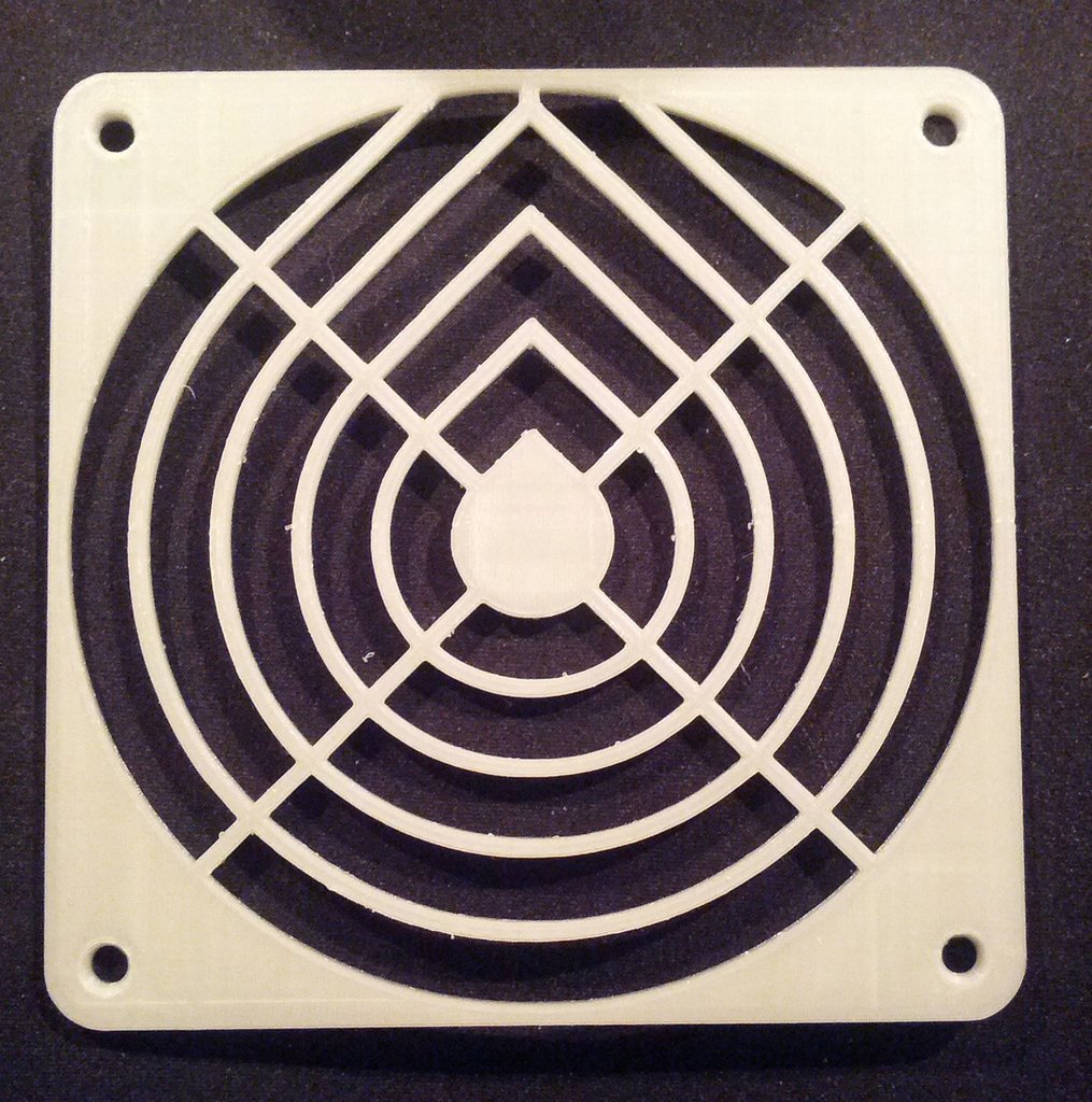 Fan grill (Customizer) by mbasov | Download free STL model | Printables.com