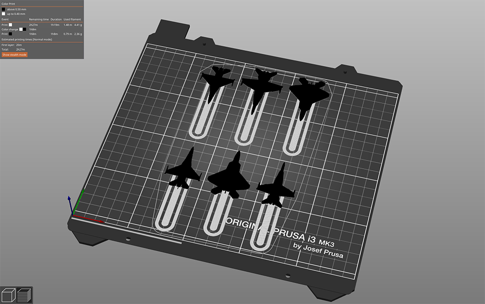 Fighter Jet Bookmarks by ironfan72 | Download free STL model ...