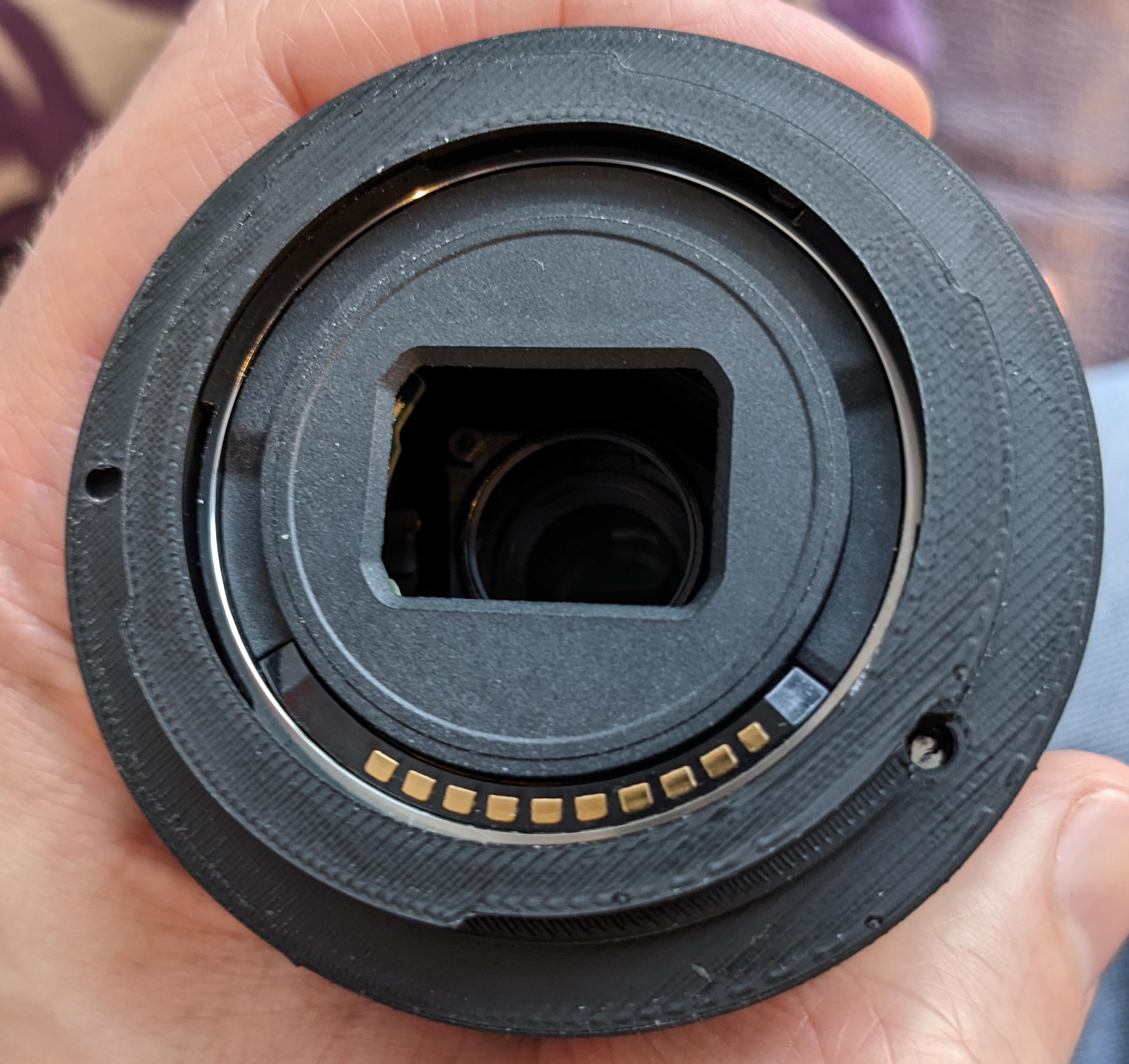 Sony FE/E lens to Canon EF/EF-S camera macro adapter by thenickdude ...