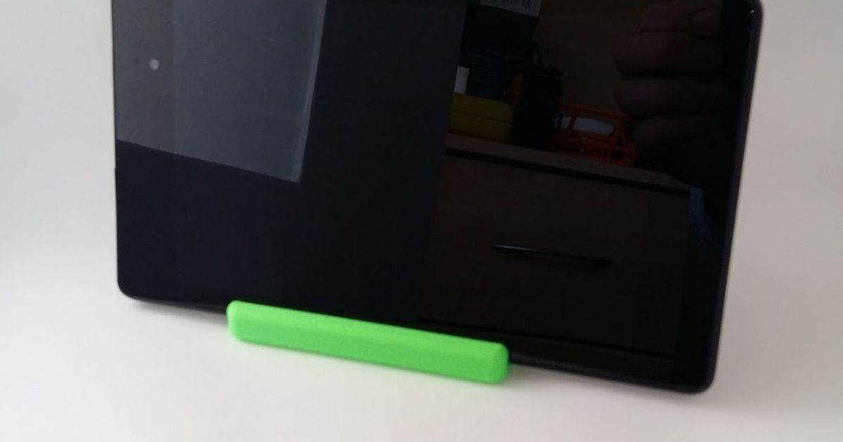 Simple Tablet/tablet Holder von Stubbsie | Kostenloses STL-Modell ...