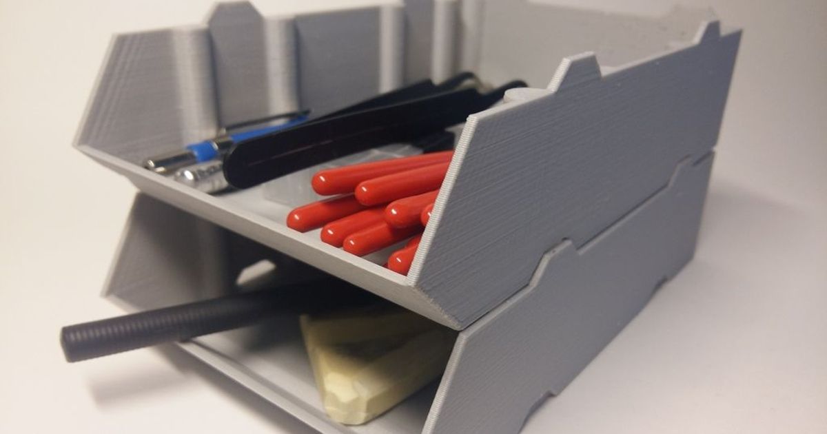 Stack-able Trays by Stubbsie | Download free STL model | Printables.com