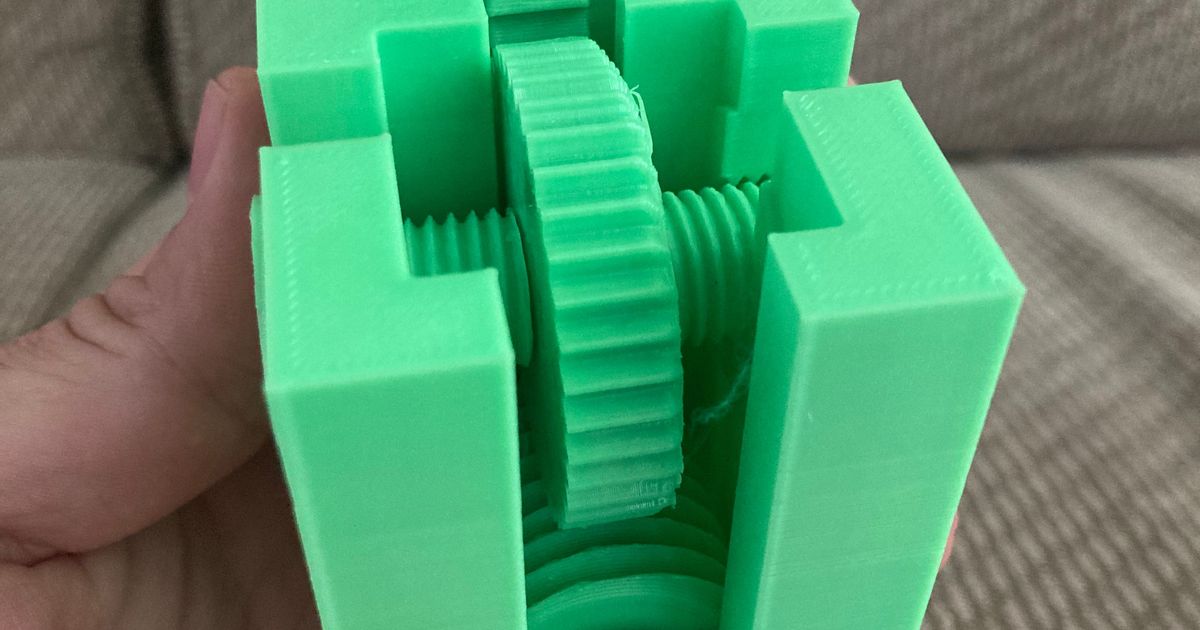 Adjustable table Elevating gear system by dantheman714 | Download free ...