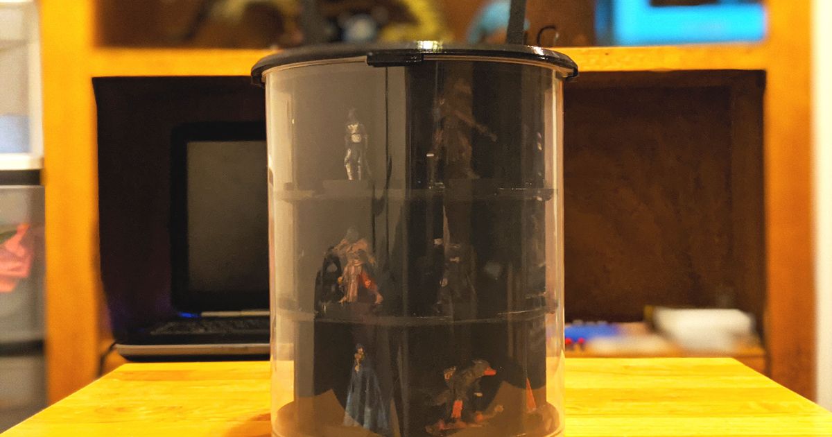 DnD Miniature Travel Case by geometrick | Download free STL model ...