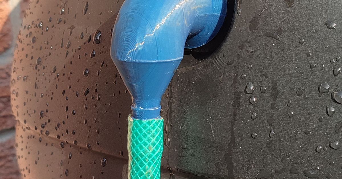 Rainwater tank overflow to 15mm garden hose by ISuckAtChoosingNicks ...