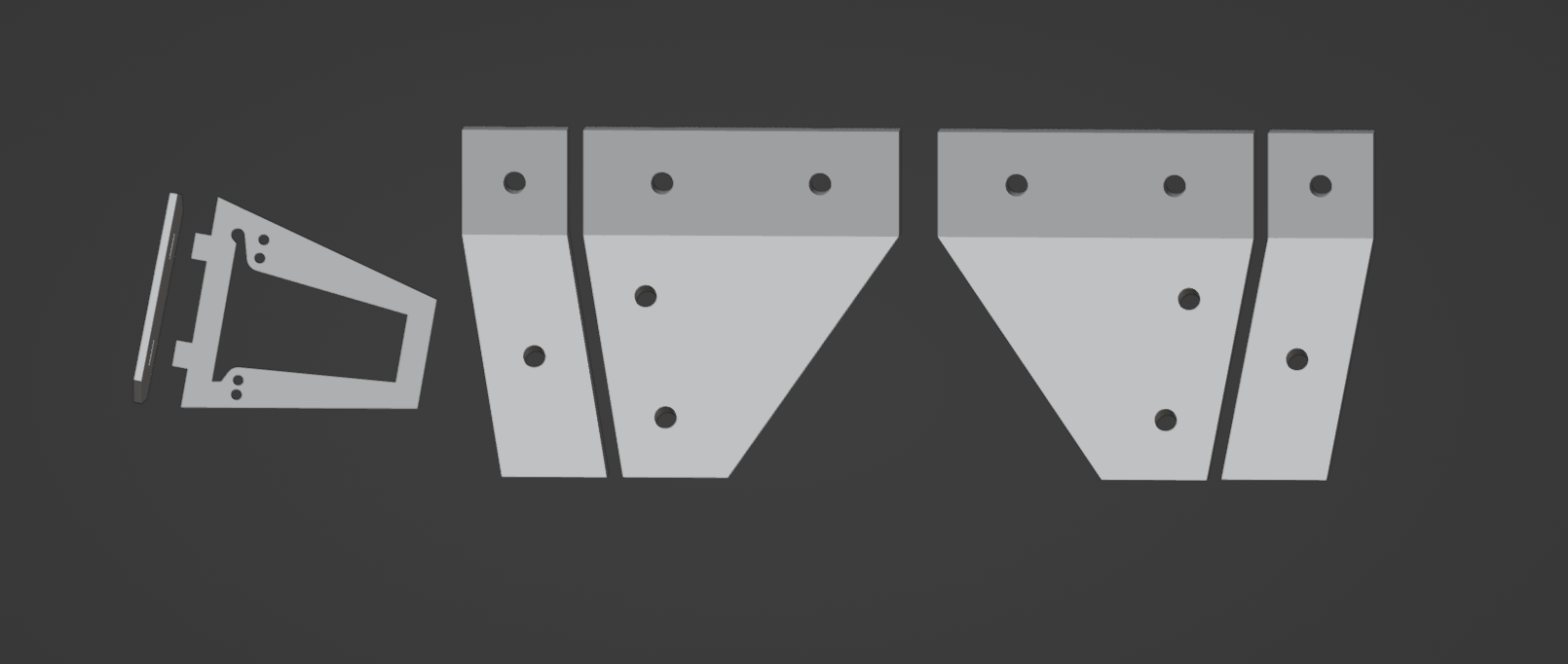 Adabtable Trestle Brackets by DonLon | Download free STL model ...