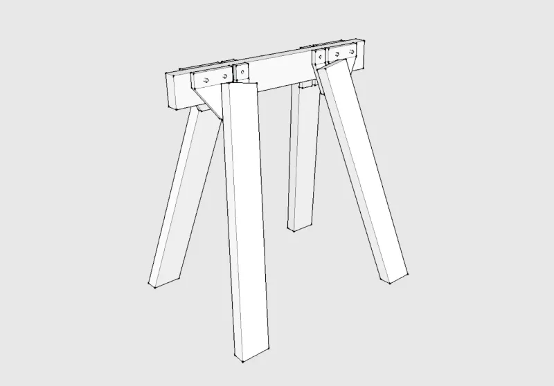 Adabtable Trestle Brackets by DonLon | Download free STL model ...