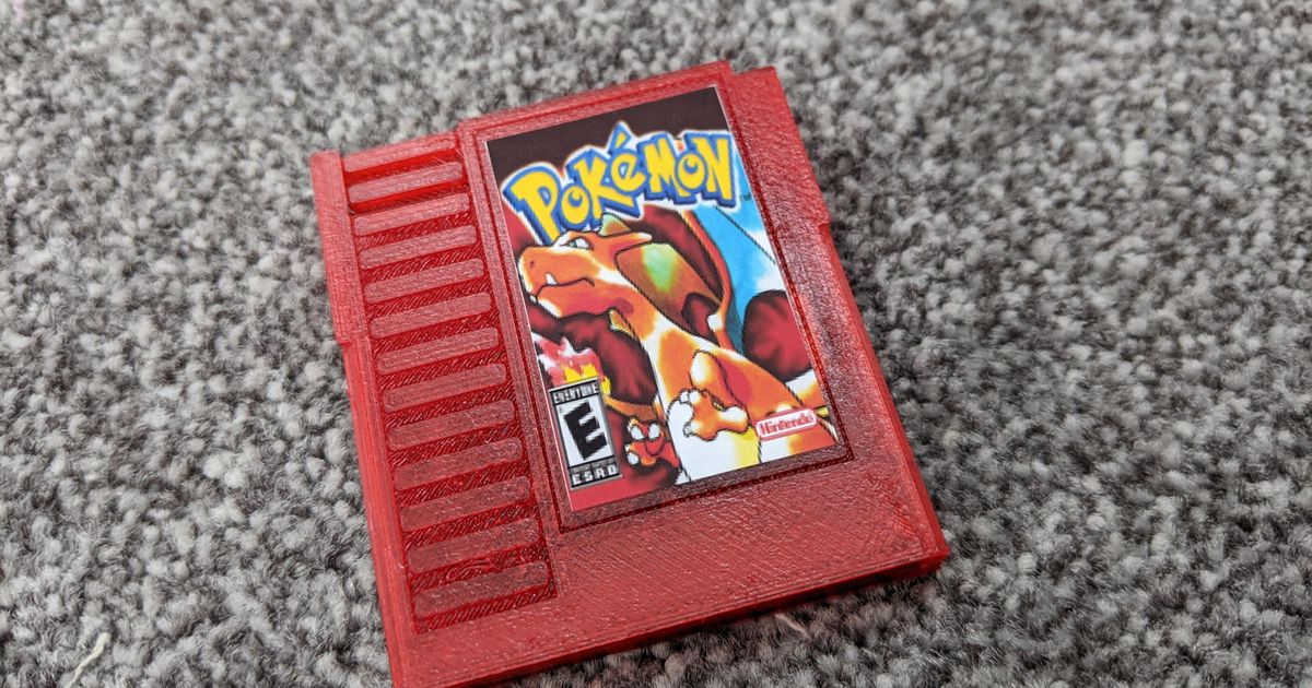 Gameboy nes cart repro by facelesstech | Download free STL model ...